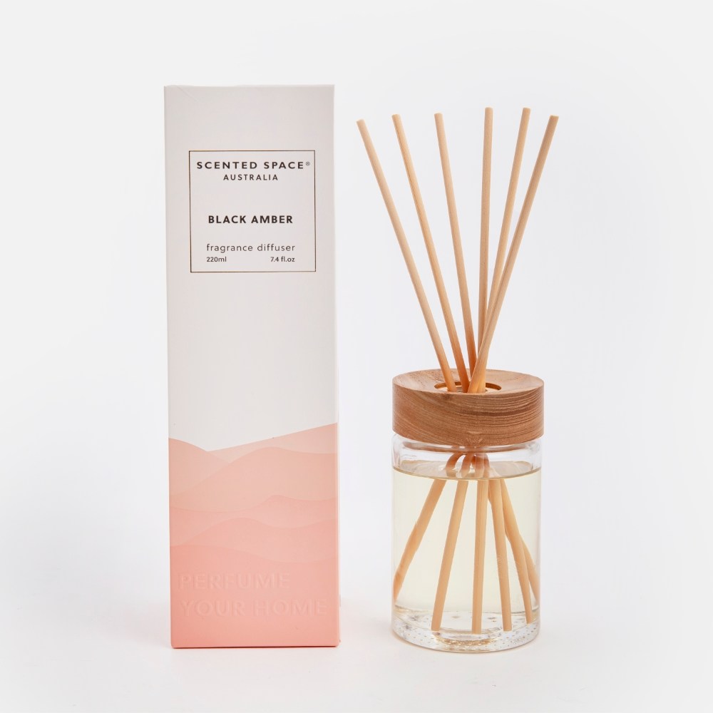 Scented Space經典擴香220mL 黑琥珀｜衛浴香氛｜HOLA 和樂家居