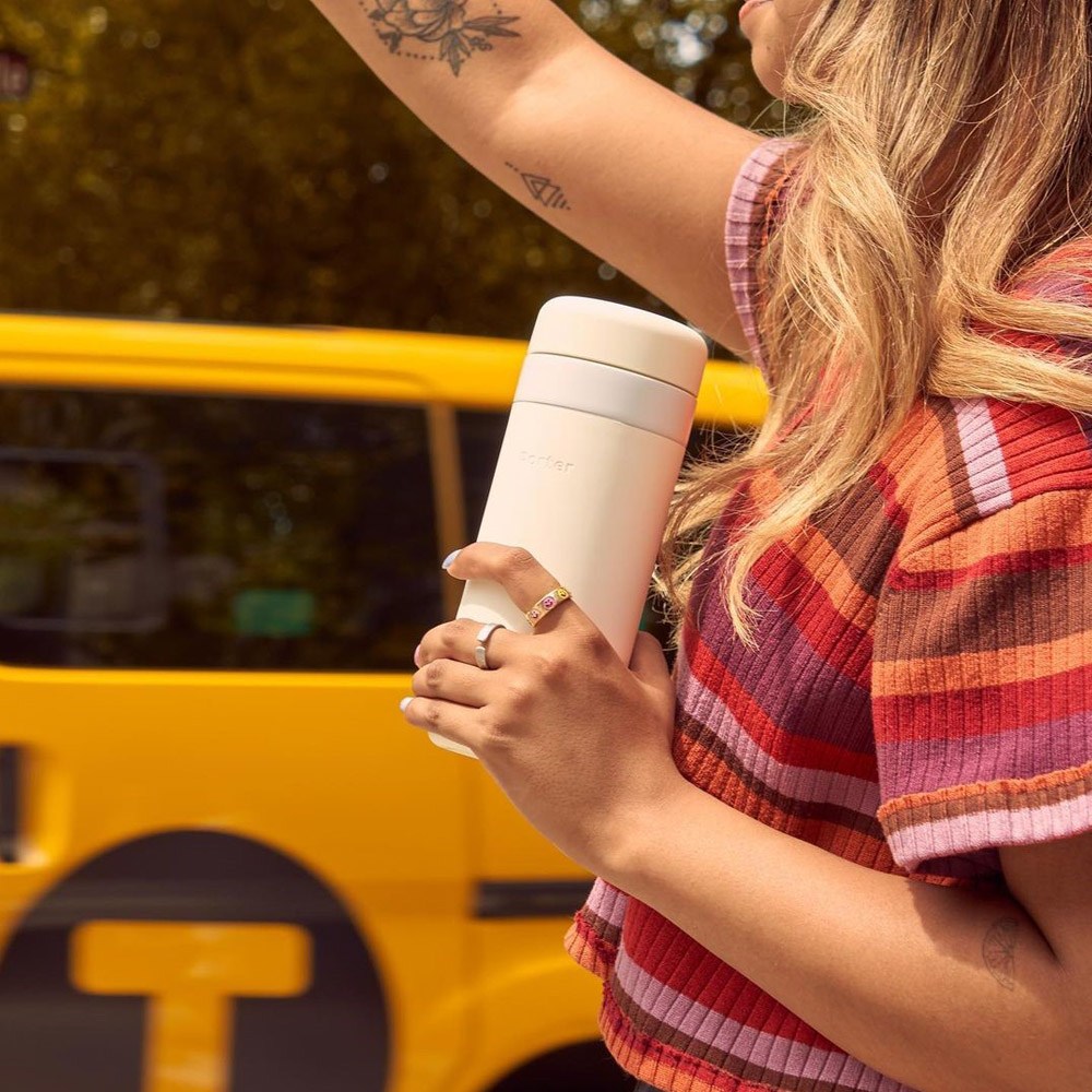 美國W&P 陶瓷內膽保溫瓶480mL 白｜日用品｜HOLA 和樂家居