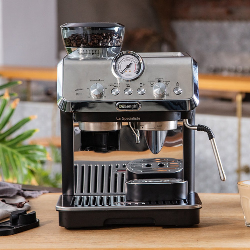 送精選咖啡豆1包 義大利 Delonghi 半自動義式咖啡機 EC9155.MB｜家電空調｜特力屋．特力屋線上購物