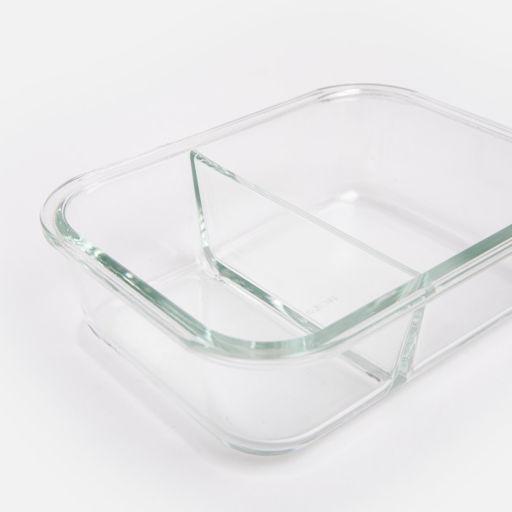 多用途耐熱雙格玻璃保鮮盒950mL｜日用品｜HOLA 和樂家居