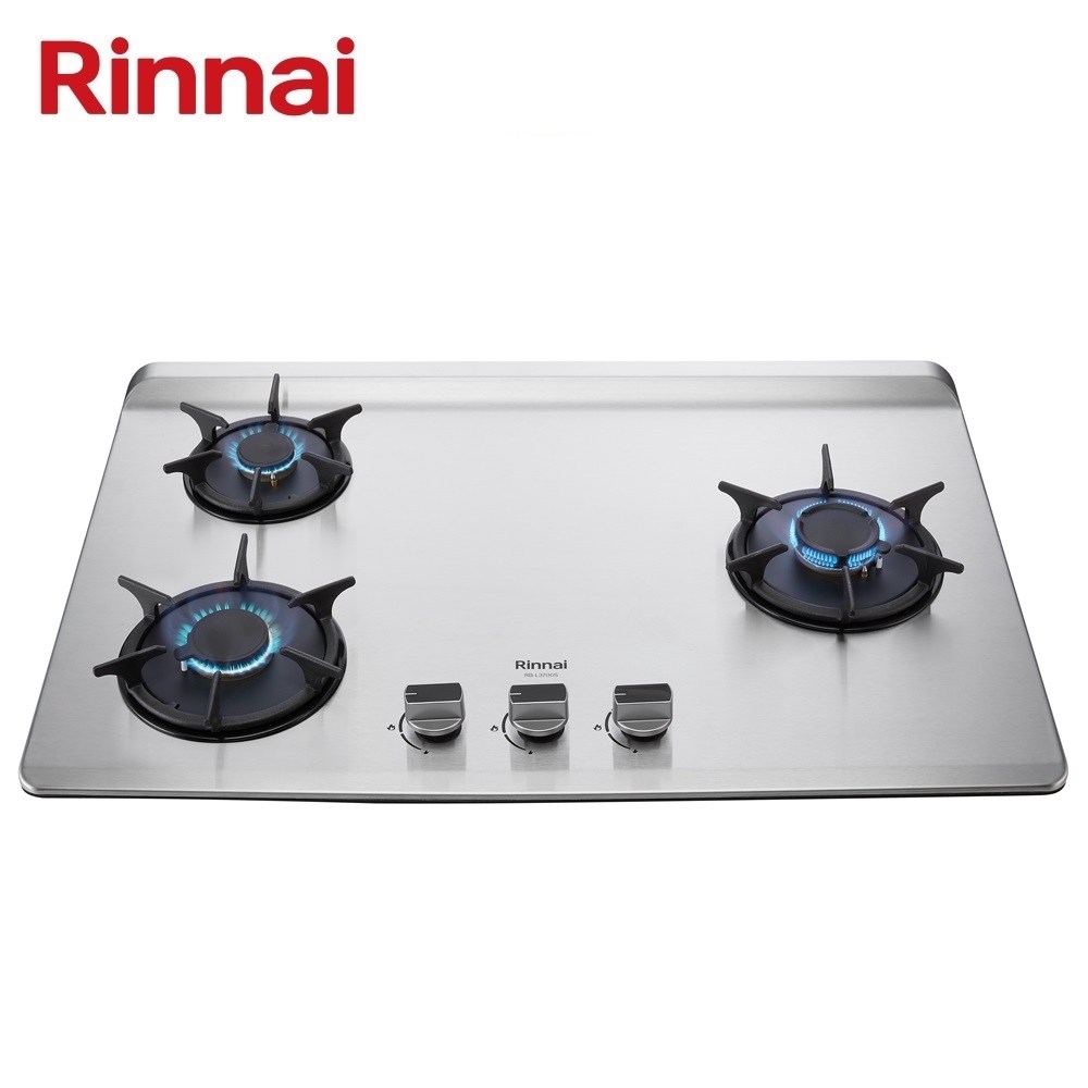 林內 RB-L3700S(LPG) 檯面式彩焱三口爐 (不銹鋼右)(桶裝)｜廚房淨水｜特力屋．特力屋線上購物