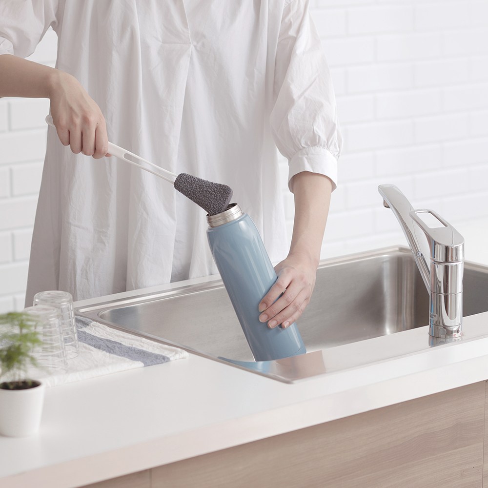 Marna錐形洗瓶海綿刷 -灰｜日用品｜HOLA 和樂家居