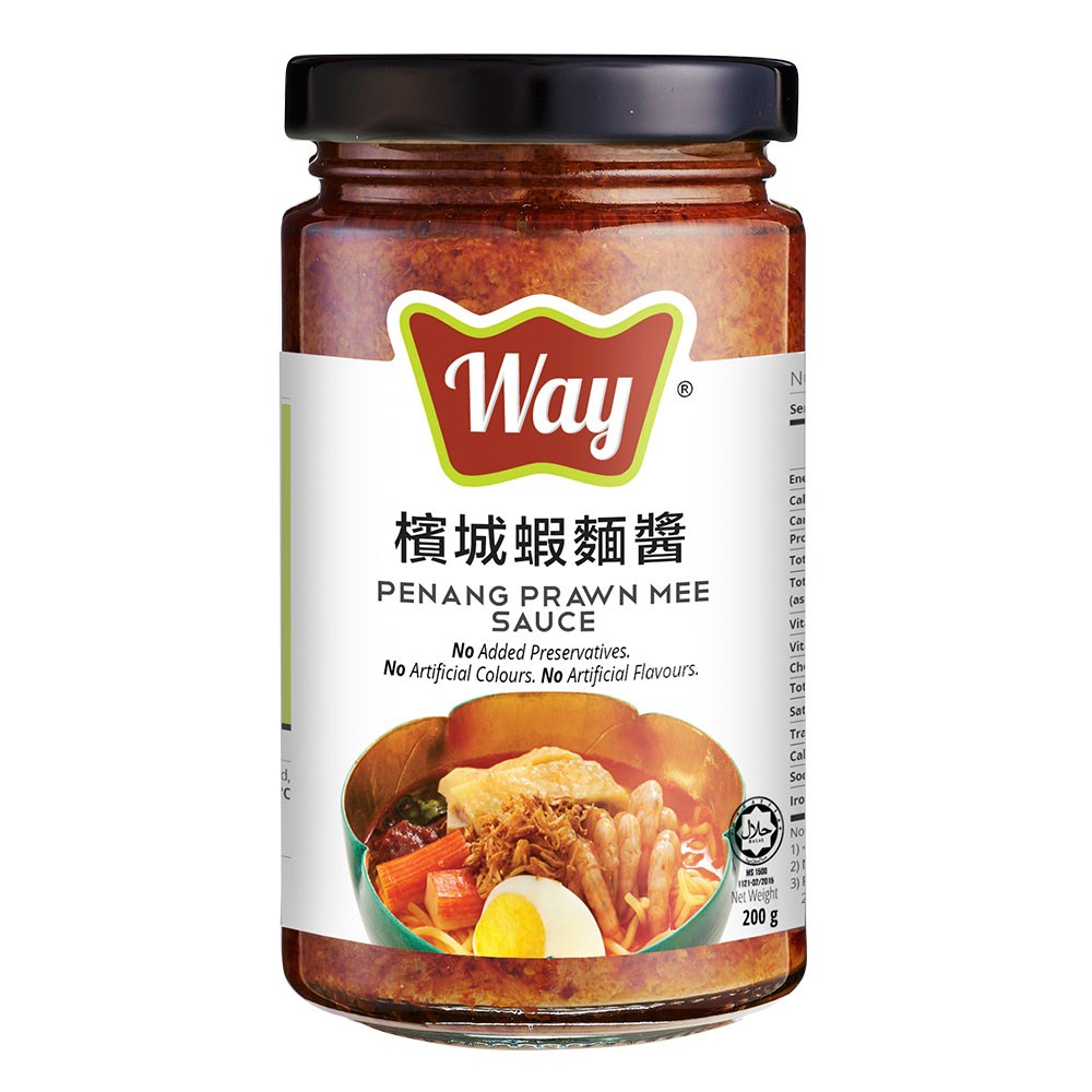 Way Sauce檳城蝦麵醬200g｜美食飲品｜HOLA 和樂家居