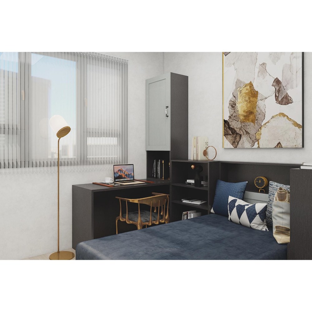 【新經典風】臥房書櫃（SF002）｜居家裝修服務｜特力屋