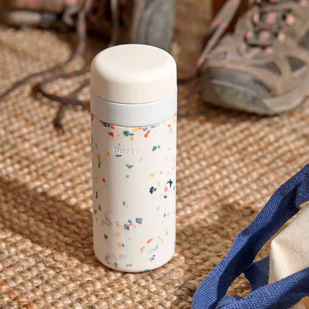 美國W&P 陶瓷內膽保溫瓶480mL 印花白｜日用品｜HOLA 和樂家居