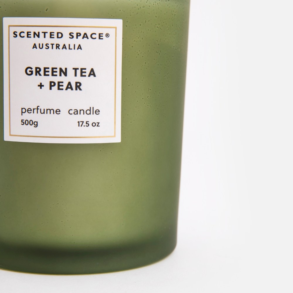Scented Space香氛蠟燭500g 綠茶與梨｜衛浴香氛｜HOLA 和樂家居