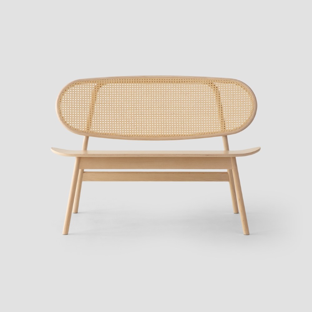 PODIUM Cane 椅背型長凳 淺梣木｜HOLA 和樂家居｜HOLA 和樂家居