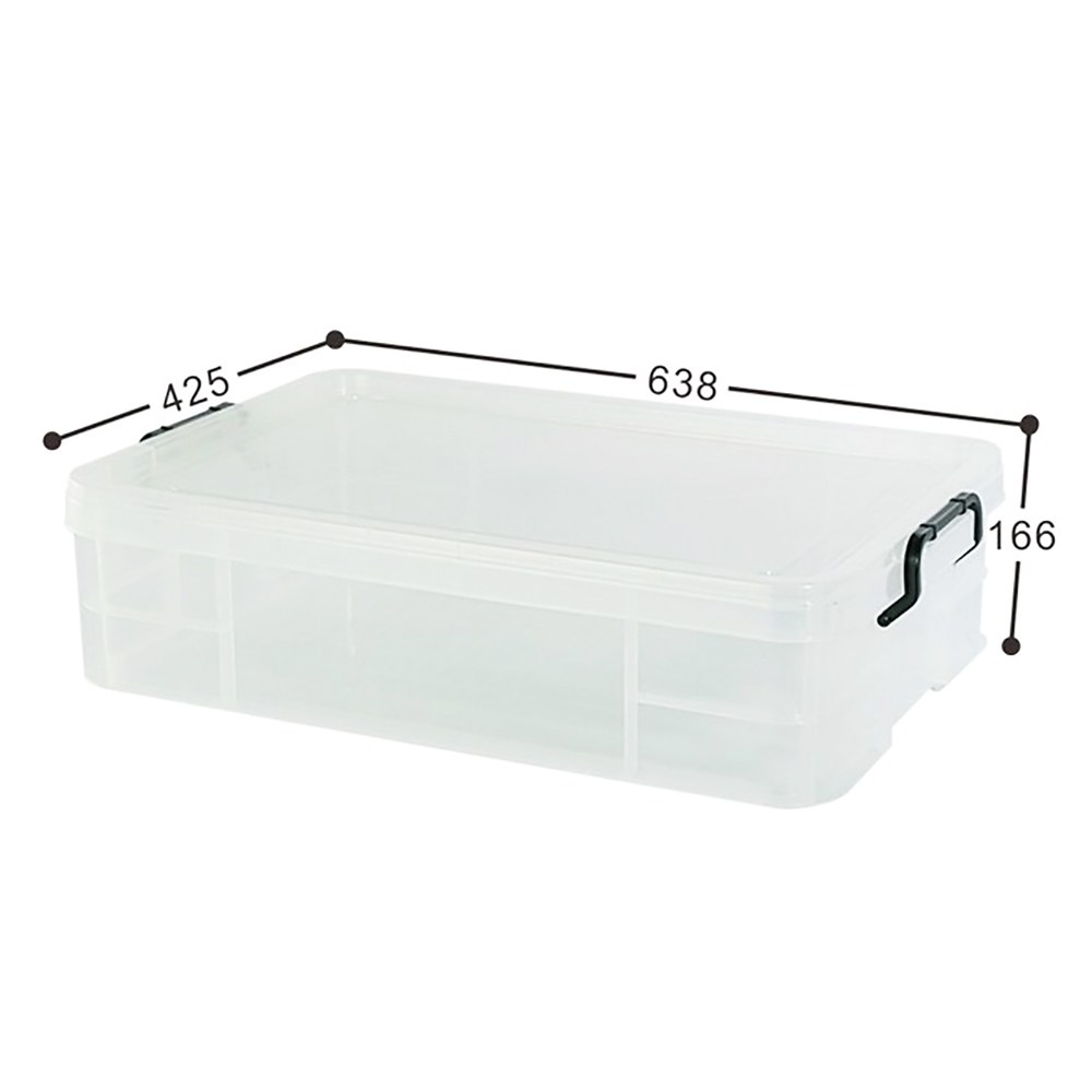 強固型掀蓋整理箱31L 6入 K035｜層架收納｜特力屋．特力屋線上購物