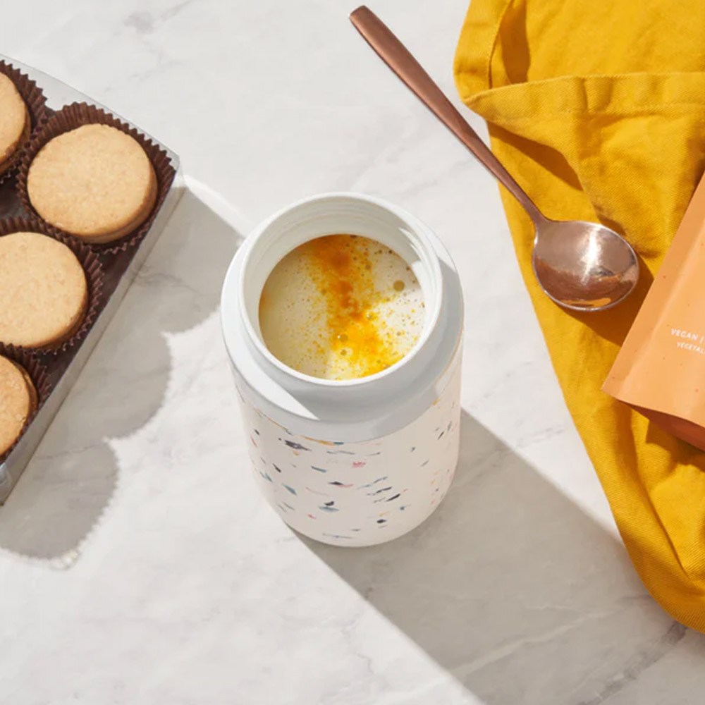 美國W&P 陶瓷內膽保溫瓶480mL 印花白｜日用品｜HOLA 和樂家居