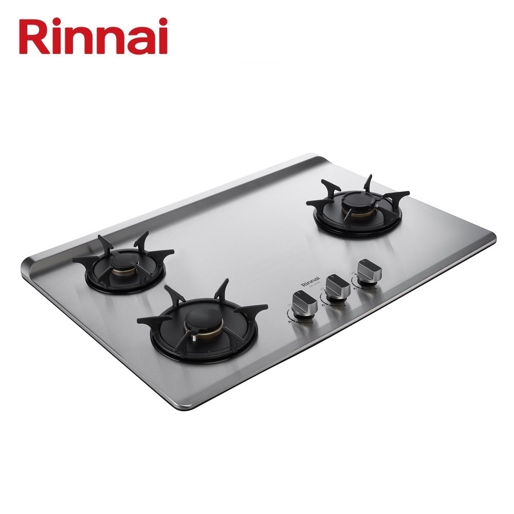 林內 RB-L3700S(LPG) 檯面式彩焱三口爐 (不銹鋼右)(桶裝)｜廚房淨水｜特力屋．特力屋線上購物