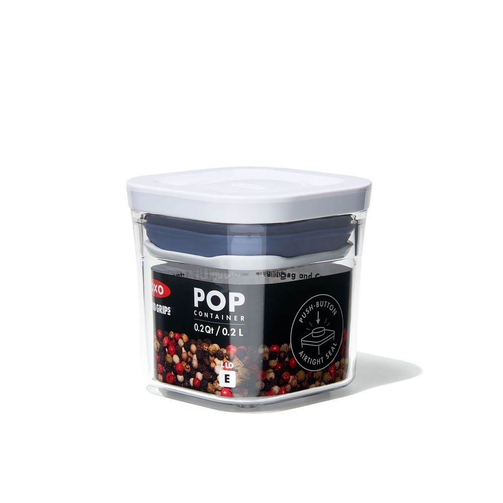 OXO POP 小正方按壓保鮮盒 - 0.2L｜日用品｜HOLA 和樂家居