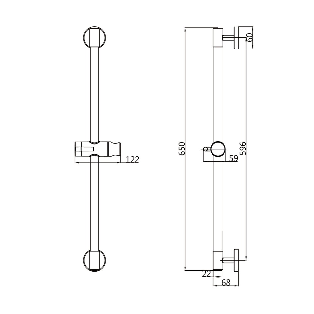 凱撒衛浴 CAESAR 滑桿WG121｜衛浴設備｜特力屋．特力屋線上購物