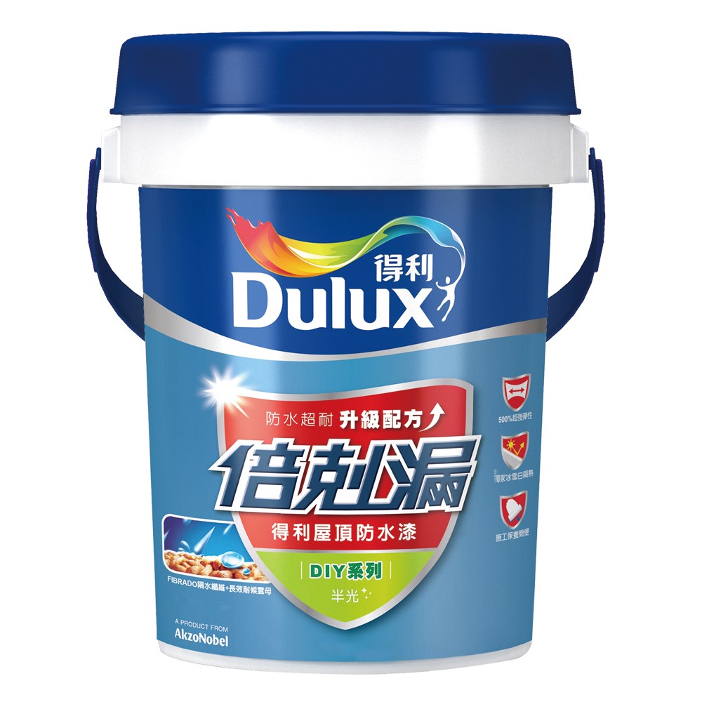 (組合) 得利 倍剋漏屋頂隔熱防水漆 沁涼藍(含兩桶 L10+一桶A930防水底膠)｜地板油漆｜特力屋．特力屋線上購物