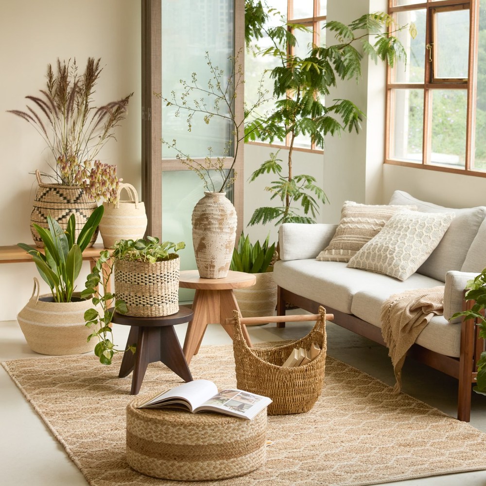 Moonler KENA 邊桌 高 淺褐｜HOLA 和樂家居｜HOLA 和樂家居