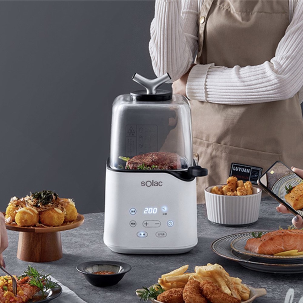 sOlac 個人玻璃空氣烤炸鍋 SAF-701W｜家電空調｜特力屋．特力屋線上購物