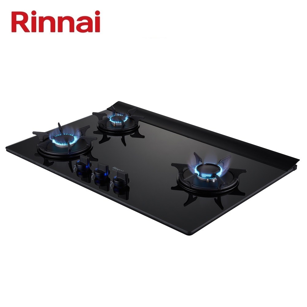 林內 RB-L3710G(NG1) 檯面式彩焱三口爐 (黑玻)(右)(天然)｜廚房淨水｜特力屋．特力屋線上購物