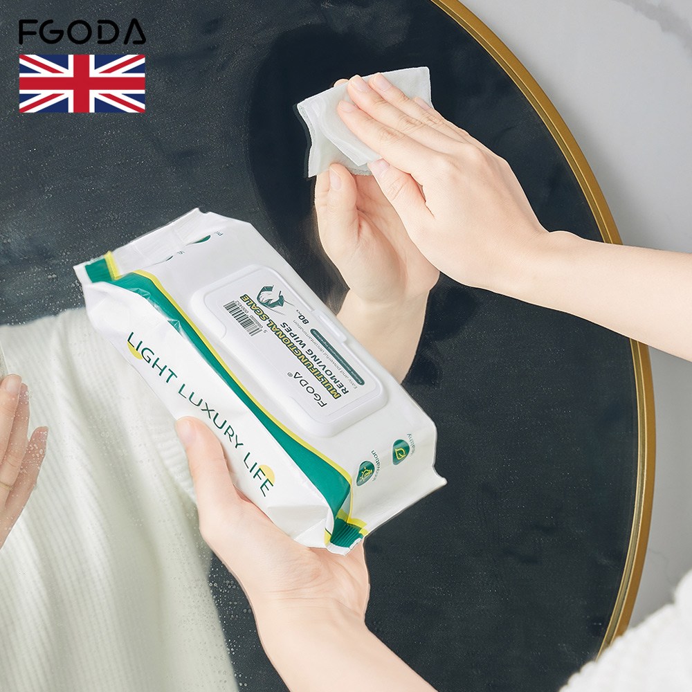 【英國FGODA】多功能除水垢濕紙巾(1包80抽)x3包｜家用清潔｜特力屋．特力屋線上購物