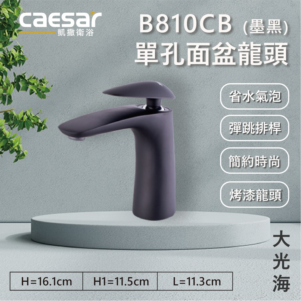 【凱撒CAESAR】凱撒衛浴 B810CB單孔面盆龍頭(附彈跳排桿)｜衛浴設備｜特力屋．特力屋線上購物