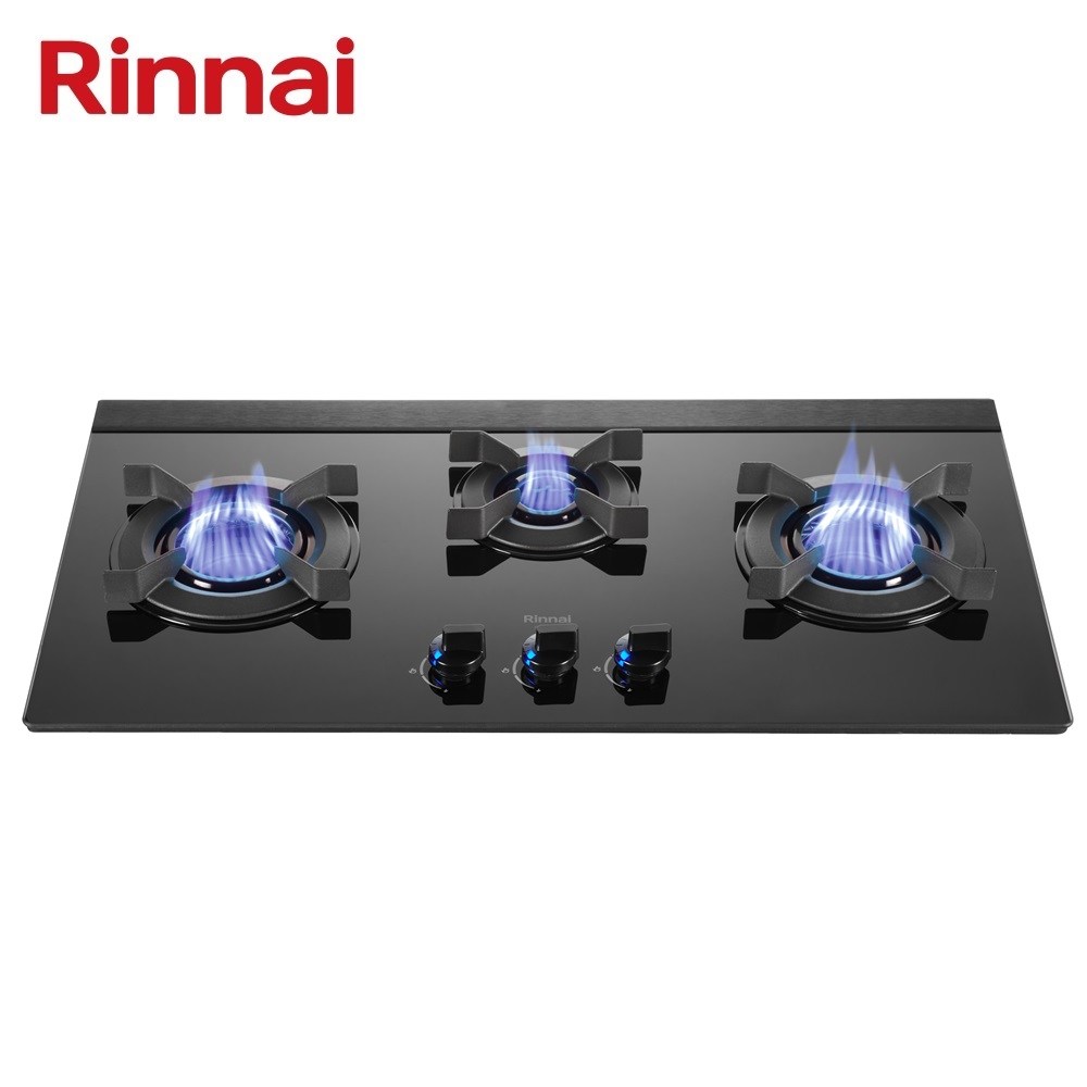 林內 檯面式內焰三口爐 RB-N3811G LPG 黑玻 LED旋鈕 桶裝｜廚房淨水｜特力屋．特力屋線上購物