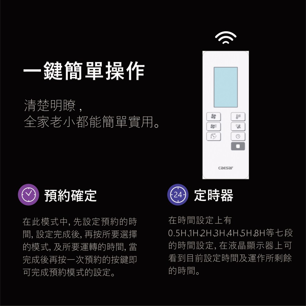 CAESAR凱撒衛浴DF250 110 無線遙控型浴室暖風乾燥機｜衛浴設備｜特力屋．特力屋線上購物