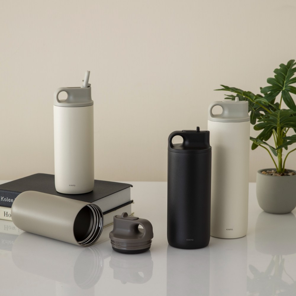 KINTO ACTIVE運動魔法瓶600ml 灰｜日用品｜HOLA 和樂家居
