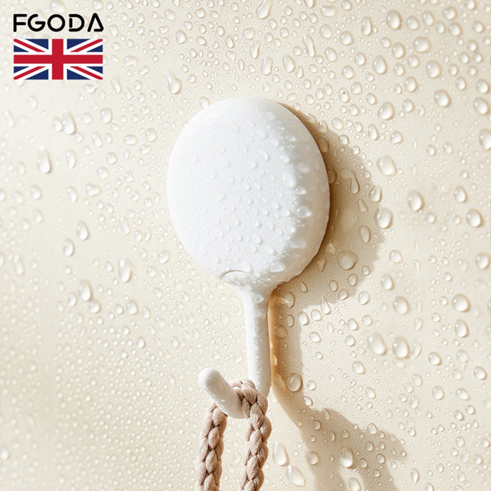 【英國FGODA】無痕免鑽釘壁掛式圓形掛勾(4入裝)x3包｜五金工具｜特力屋．特力屋線上購物