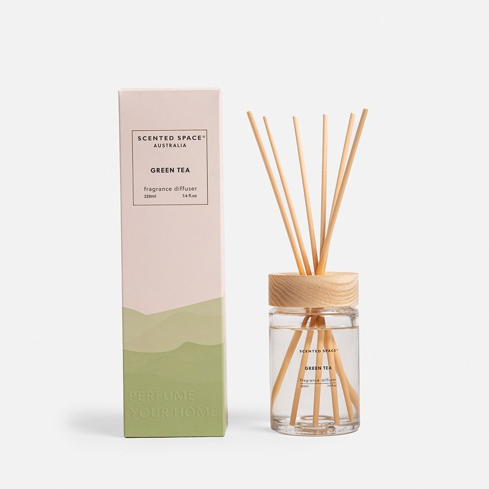 Scented Space經典擴香220mL 經典綠茶｜衛浴香氛｜HOLA 和樂家居
