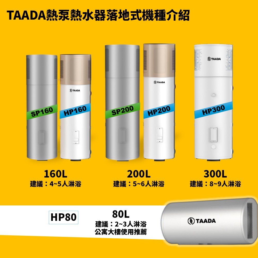 【TAADA 150L 頂級型】混合動力 熱泵熱水器 (不含安裝)｜衛浴設備｜特力屋．特力屋線上購物
