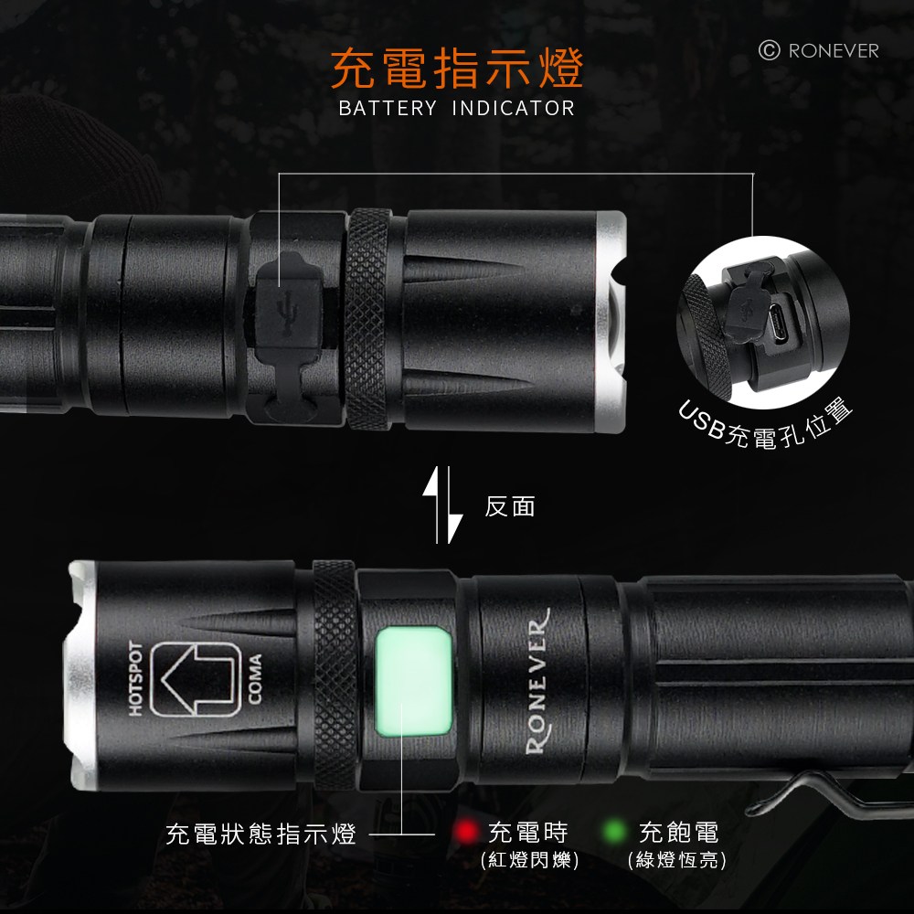 RONEVER P50-1 充電式手電筒｜燈具照明｜特力屋．特力屋線上購物