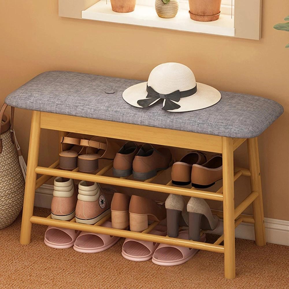 【AOTTO】70公分楠竹掀蓋可坐式穿鞋椅(穿鞋凳 玄關椅 鞋架)70CM｜家具床墊｜特力屋．特力屋線上購物
