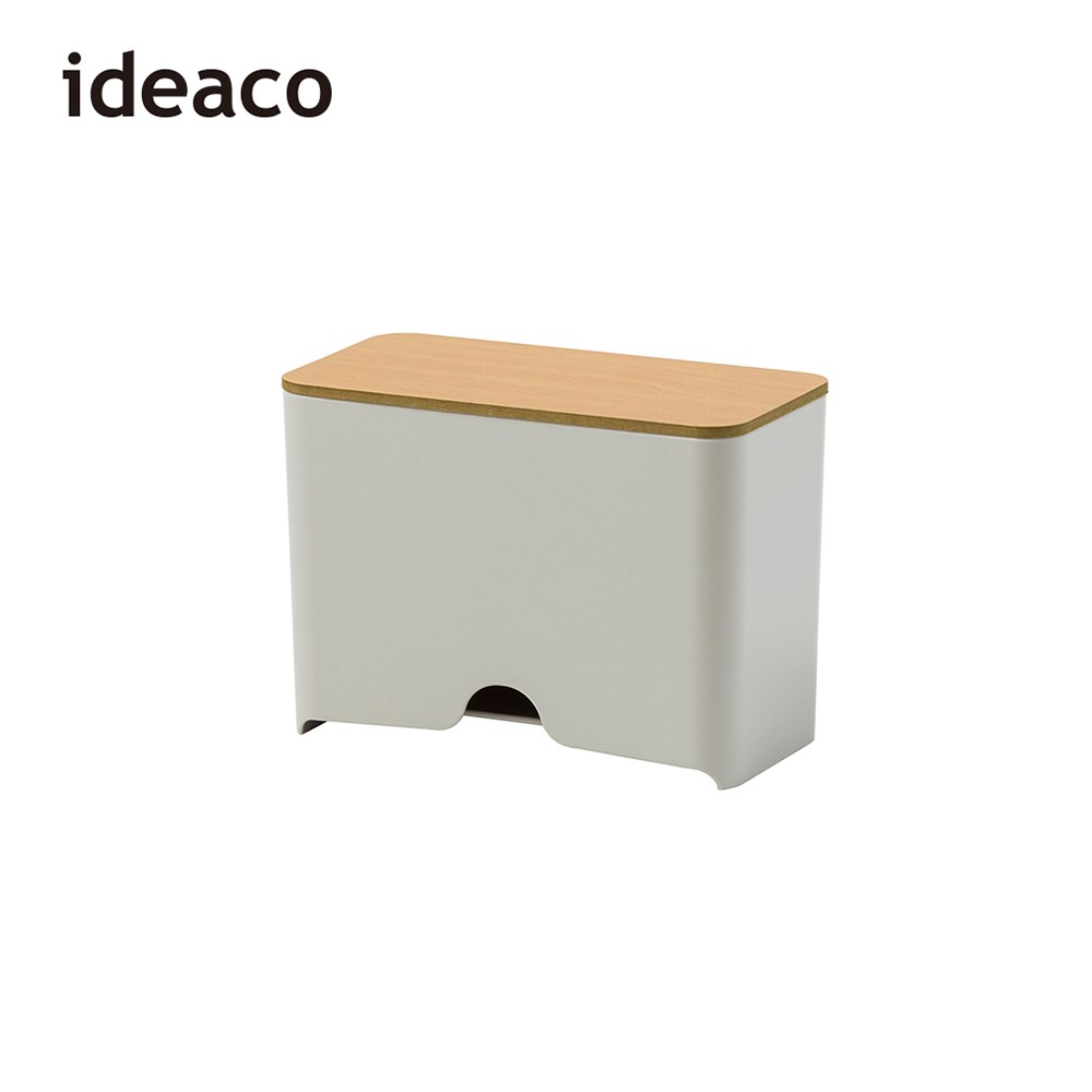【日本ideaco】原木蓋口罩收納抽取盒-灰｜層架收納｜特力屋．特力屋線上購物