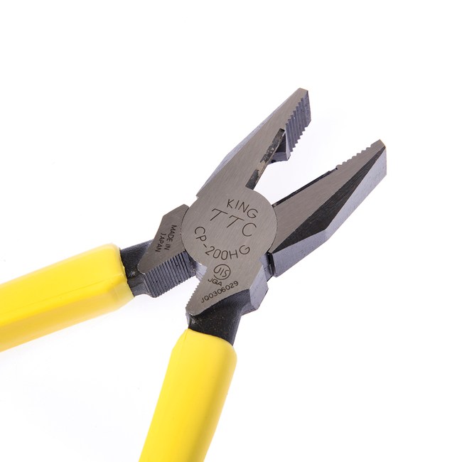King TTC膠柄鋼絲鉗 CP-200HG｜五金工具｜特力屋．特力屋線上購物
