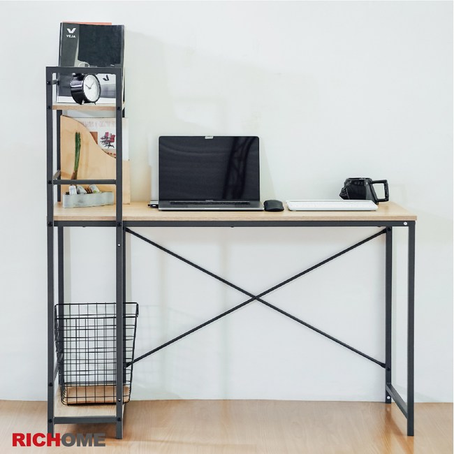 【RICHOME】雅達多功能工作桌(鐵灰色)鐵灰色｜家具床墊｜特力屋．特力屋線上購物