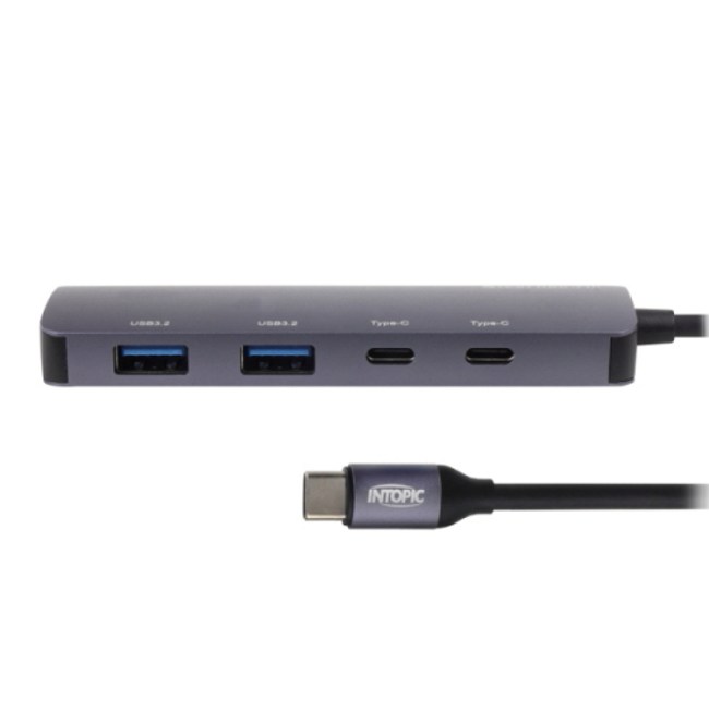 INTOPIC USB3.2 Type-C鋁合金高速集線器HBC-710｜家電空調｜特力屋．特力屋線上購物