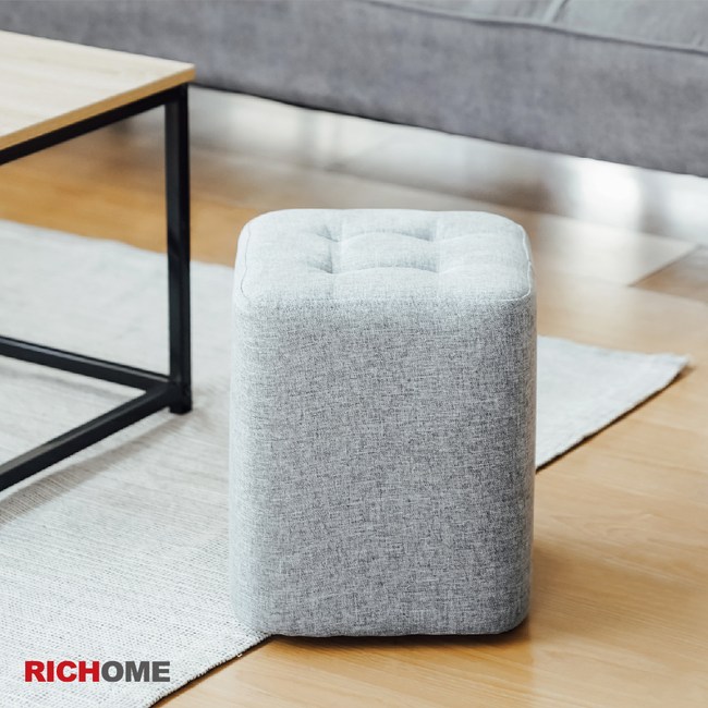 【RICHOME】波羅高凳灰｜家具床墊｜特力屋．特力屋線上購物