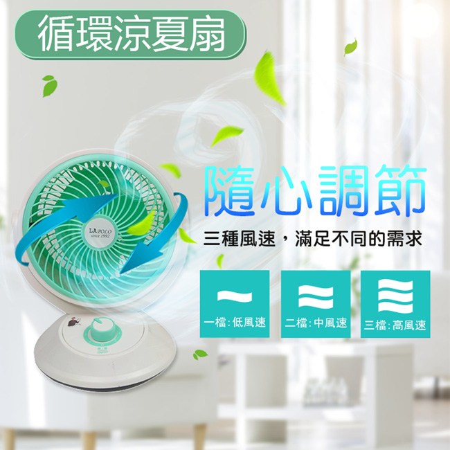 【LAPOLO藍普諾】9吋廣角空氣循環扇 LA-3512｜家電空調｜特力屋．特力屋線上購物