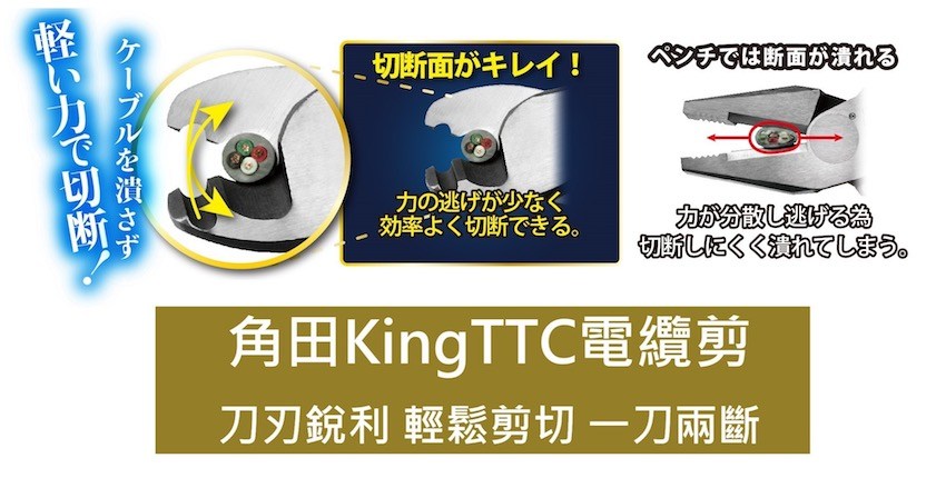 KING TTC CA-22電纜剪 162mm｜五金工具｜特力屋．特力屋線上購物
