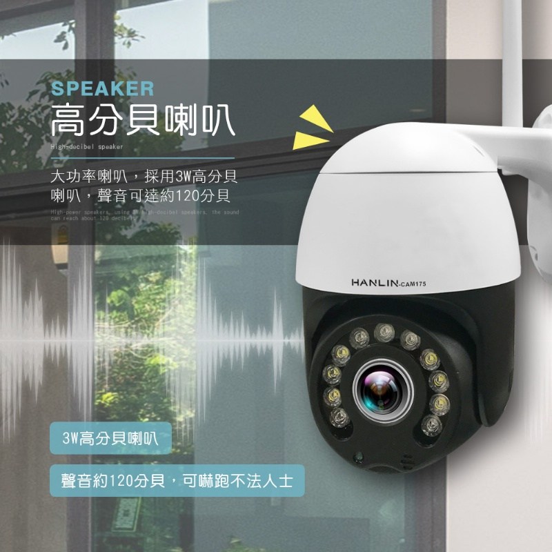 HANLIN-CAM175 室內外無死角超廣角監視器｜五金工具｜特力屋．特力屋線上購物