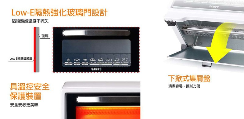 聲寶 9L桌上型電烤箱 (KZ-XF09)｜家電空調｜特力屋．特力屋線上購物