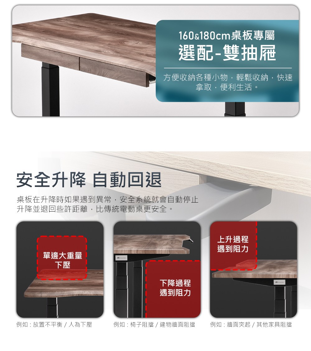 irocks D01-DX 電動升降桌 180x80cm 菸草橡木 不含組裝｜家具床墊｜特力屋．特力屋線上購物