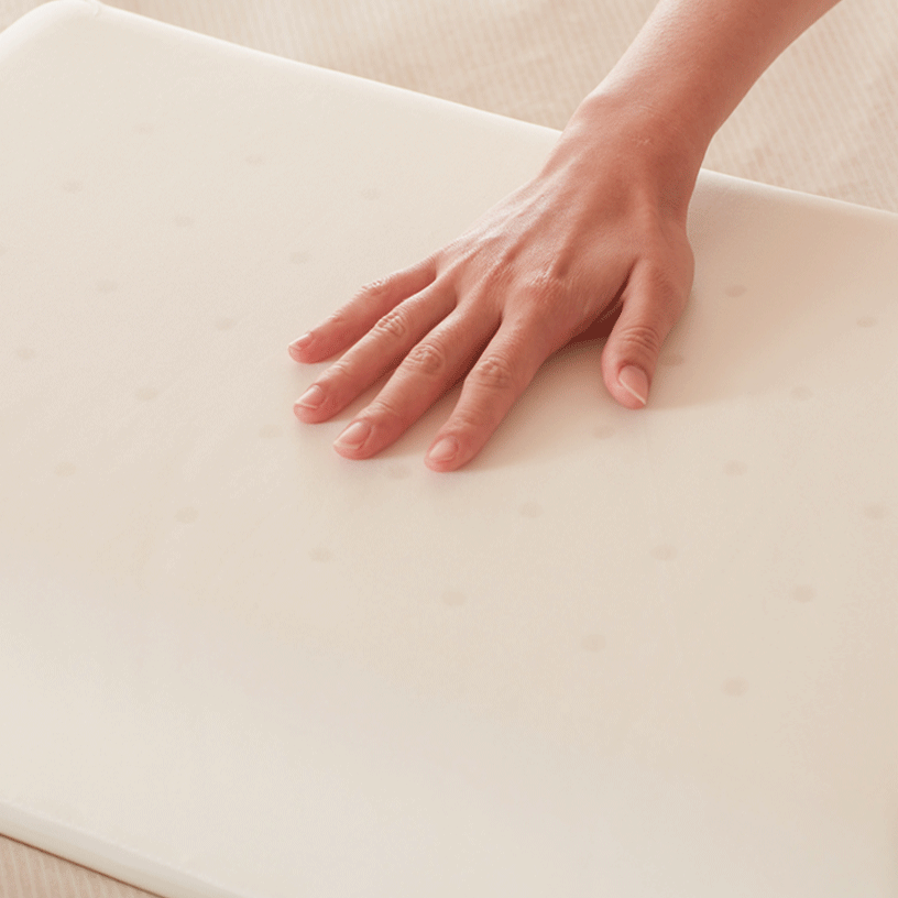 SNOW TOUCH 涼感記憶枕標準型H12cm 藍｜寢具床墊｜HOLA 和樂家居