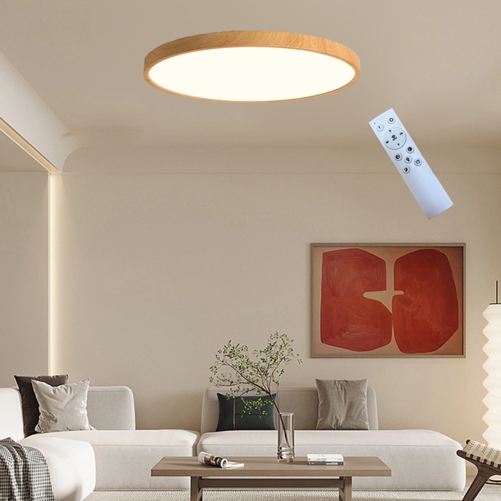 [光之饗宴] LED 100W沐辰(淺色)調光調色吸頂燈(附遙控器)｜燈具照明｜特力屋．特力屋線上購物